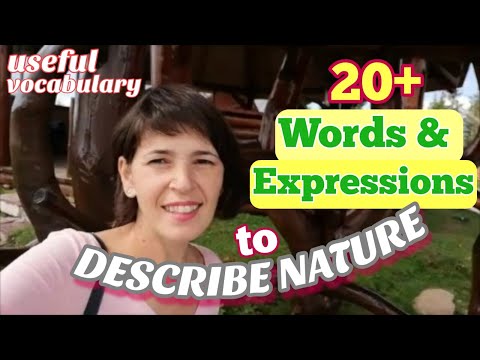 IN THE MOUNTAINS| 20+ words to DESCRIBE NATURE