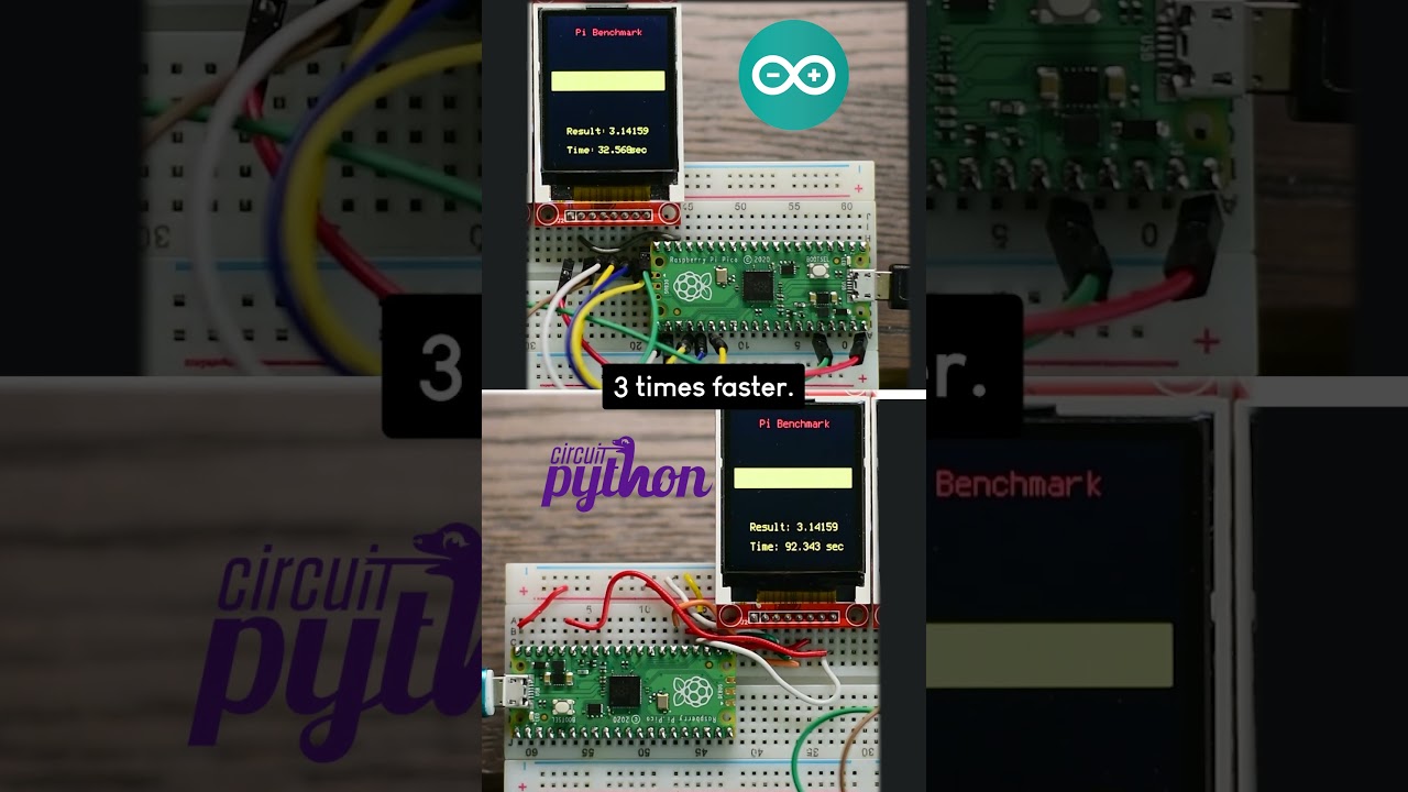 🤯 CircuitPython vs. Arduino C++: SHOCKING Speed Test!