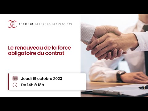 Le renouveau de la force obligatoire du contrat
