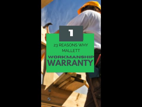 CEO Lee Mallett talks about our Workmanship Warranty