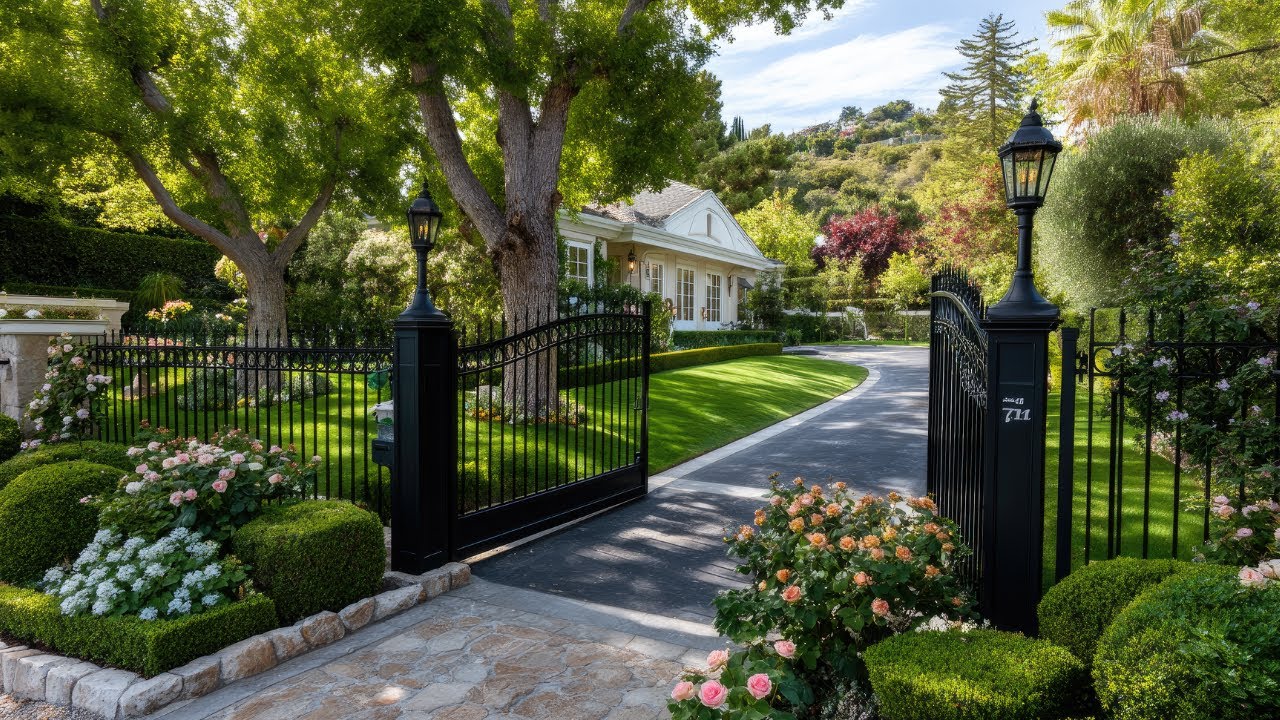 Luxury Garden Fence Makeover | Elegant Entryway Transformation