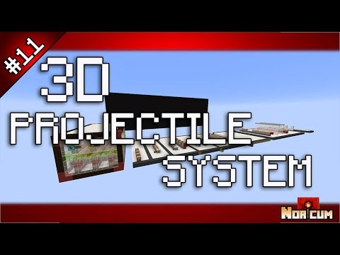 [Mapping Utilities] Module #11 - 3D Projectile system Minecraft Map