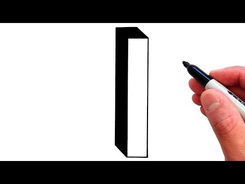 How to Draw Letter l in Lowercase 3D | Pol Tatum