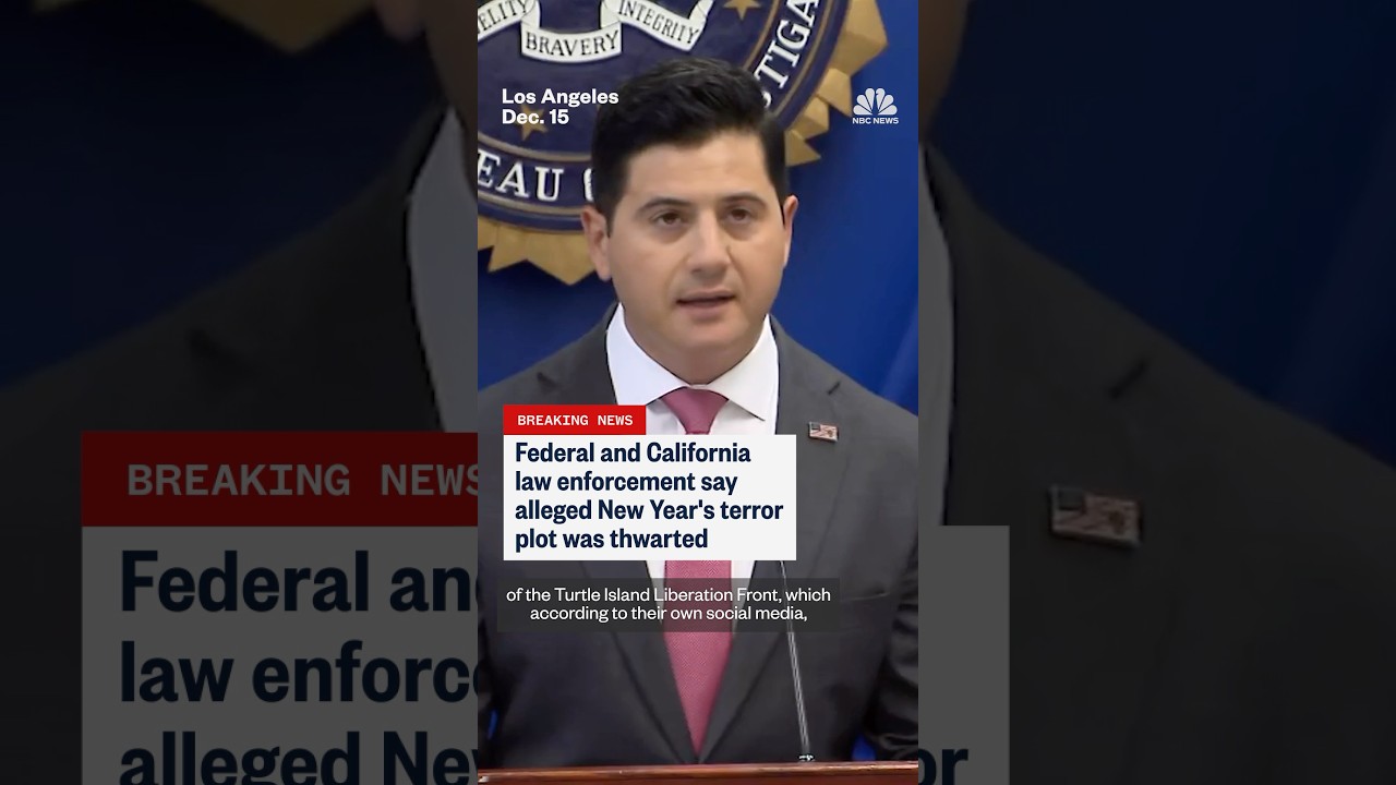 Federal and California law enforcement say alleged New Year's terror plot was thwarted