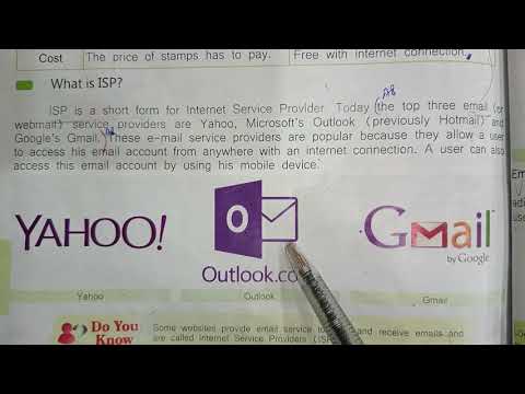 What is ISP and Email account?