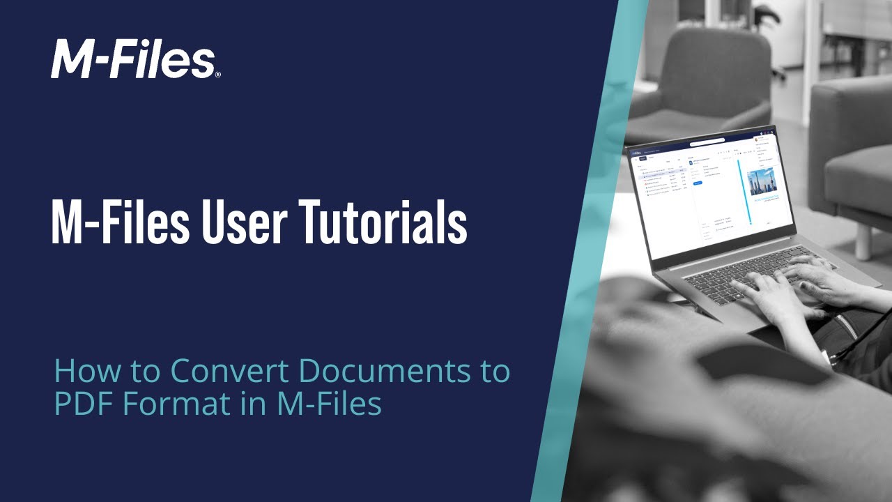 How To Convert documents to PDF format in M-Files