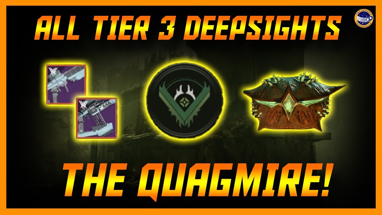 Destiny 2 - All Five Deepsight Tier 3 Locations in the Quagmire! Farmable!