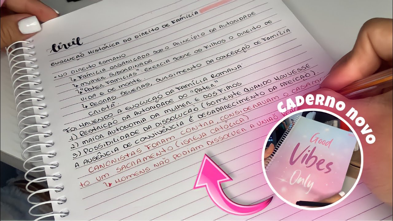 Studyvlog - how I organize my new notebook + how I take notes in real time