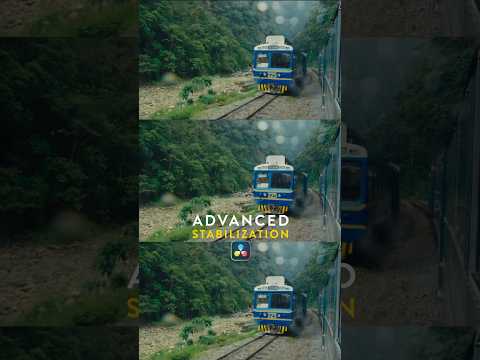 Advanced stabilization in DaVinci Resolve