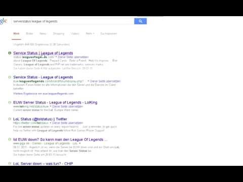 server status league of legends