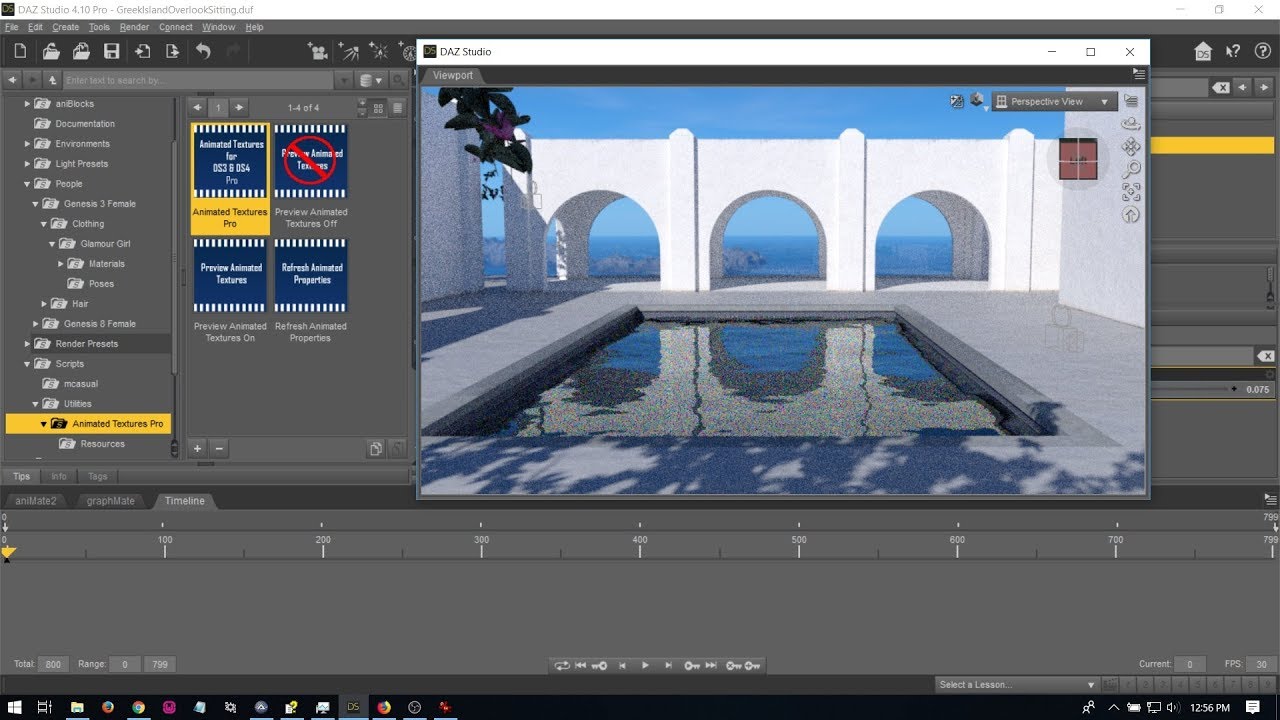 How to Animate Water Surfaces in DAZ Studio