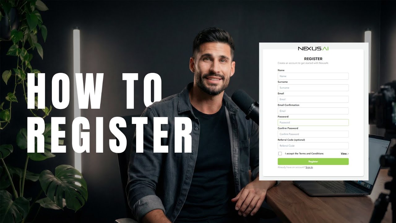 Nexus AI - How to register