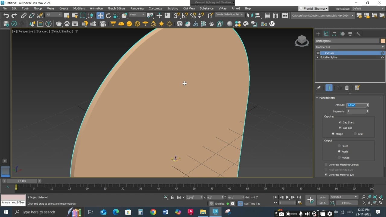 Editable Spline, Chamfer & Fillet in 3ds Max | Complete Beginner Tutorial