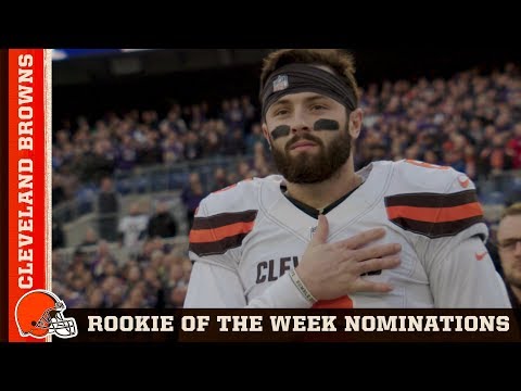 Browns win 11 of 17 Rookie of the Week awards | Cleveland Browns
