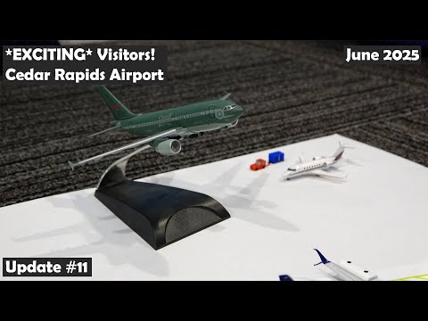 *EXCITING* Visitors! | Cedar Rapids Eastern Iowa Airport Update #11 - June 2025