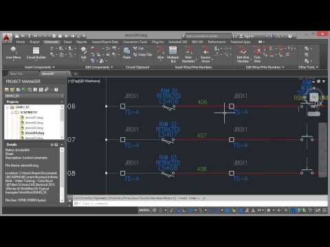 AutoCAD Electrical 2015 Tutorial | Logic Ladder Drawings