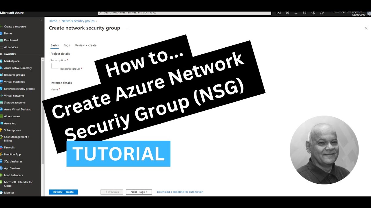 Azure Deploy a Network Security Group NSG