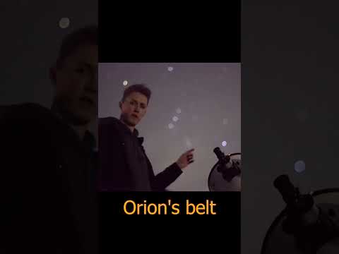 ORION through a telescope! ππ #astronomy #space #physics #stars #astrophotography #science