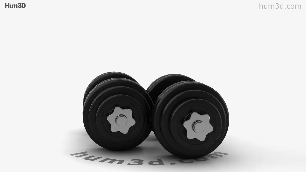 Dumbbell 3D model by 3DModels.org