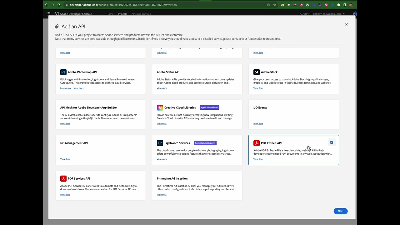 PDF Annotator - how to get your free Adobe Embed Client id