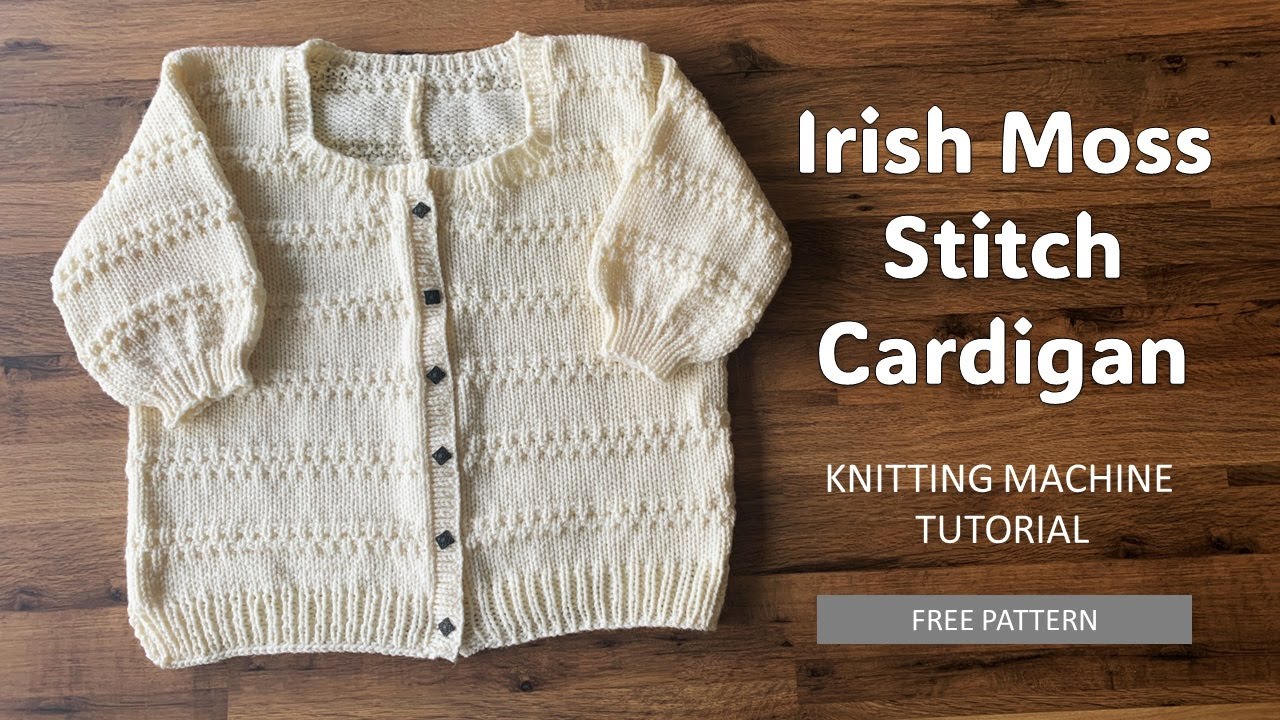 Knit Cardigan Tutorial | Sentro Machine Knitting 