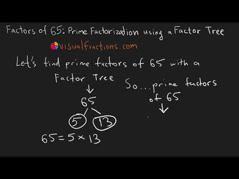 Factors of 65: Prime Factorization Using a Factor Tree