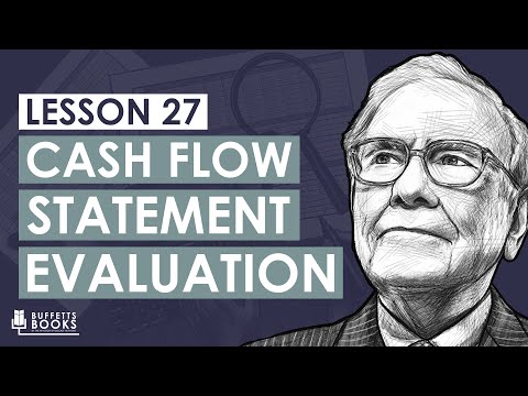 27. How to read a cash flow statement
