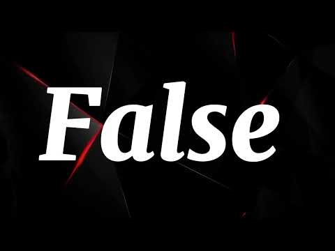 What Does FALSE Means || Meanings And Definitions in ENGLISH