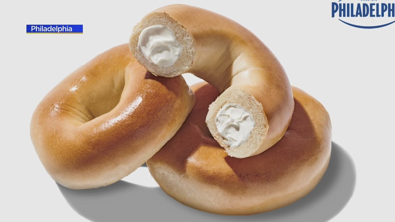 A bagel with cream cheese inside: The start of a trend?
