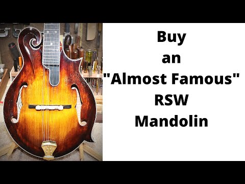 363 RSW Almost Famous RSW Mandolin For Sale