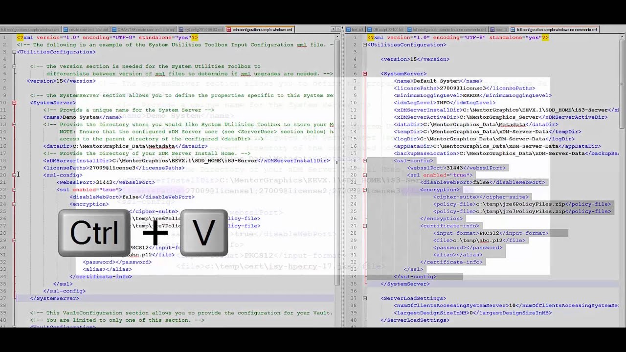 Input XML: Full XML Creation