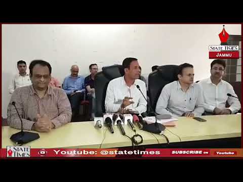 Principal Secretary Power Development H Rajesh Prasad addressing Press Conference