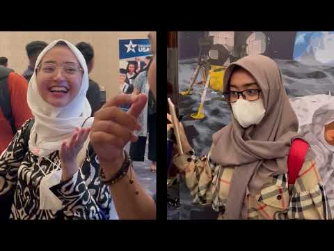 nyASAr di Education USA di Surabaya Seru Bangeet..pakai aplikasi gamifikasi dari Letsplay Indonesia.