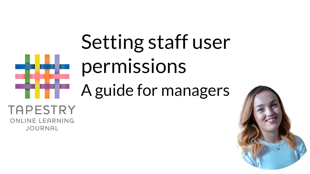 Setting staff user permissions
