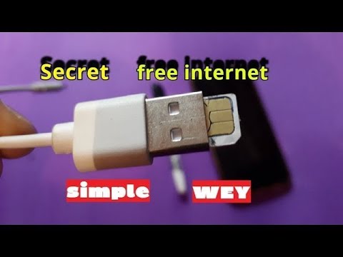 THE SECRET OF FREE INTERNET IS VERY SIMPLE!Works 100% by 2023