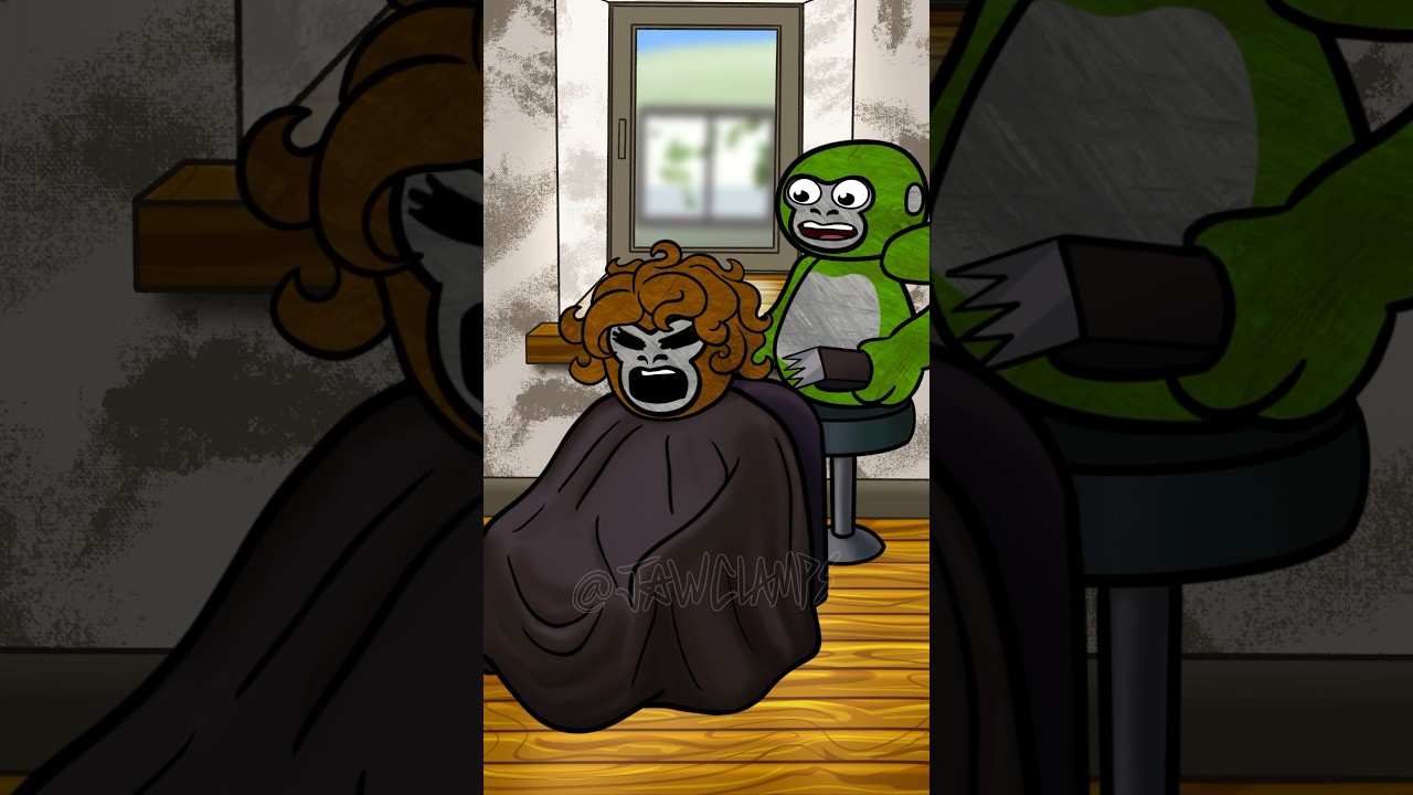 I said I wanted braids (audio: @OfficialFlushy) #gorillatag #animation