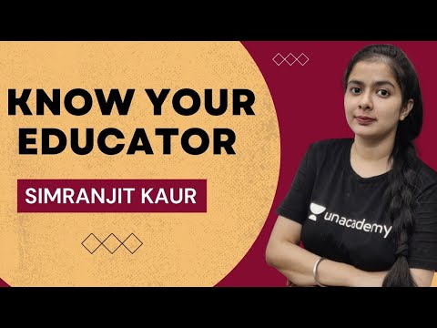 Know Your Educator Simranjit Kaur Economics || Economics By Simranjit Kaur