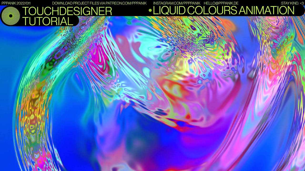 LIQUID COLORS - TOUCHDESIGNER TUTORIAL