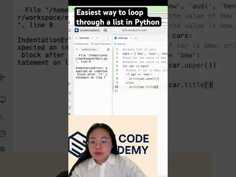 Easiest Way to Loop Through a list in Python