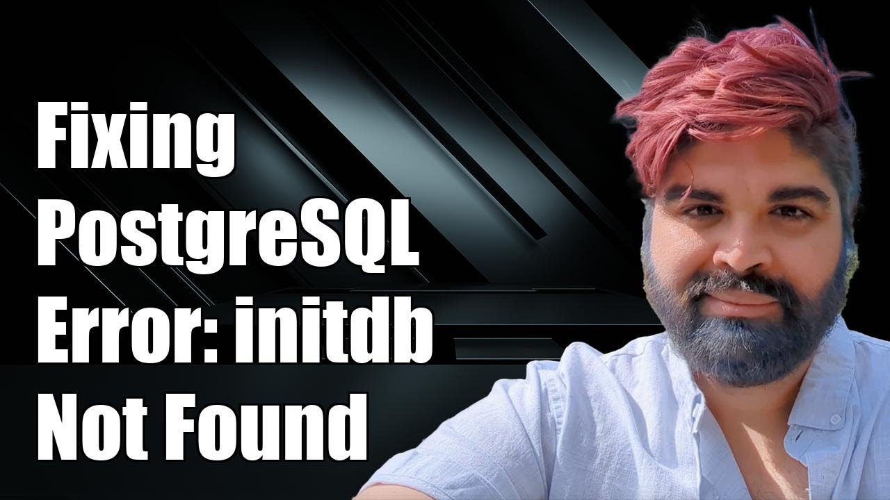 Fixing PostgreSQL Error: initdb Command Not Found - Troubleshooting Guide