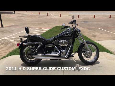 307098 2011 HARLEY-DAVIDSON DYNA SUPER GLIDE CUSTOM - FXDC
