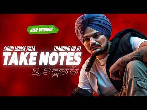 TAKE NOTES | THREATS | 2, 3 ਜੂਠ ਨੇ | sidhu moose wala new song | Latest Punjabi songs 2025 | Sidhu