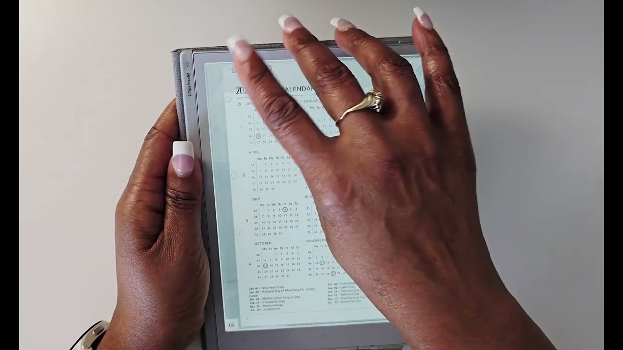 Viwoods Part 2, Planner Template (PDF) by Evoprintables