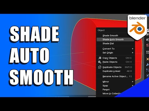 Shade Auto Smooth in BLENDER 3D