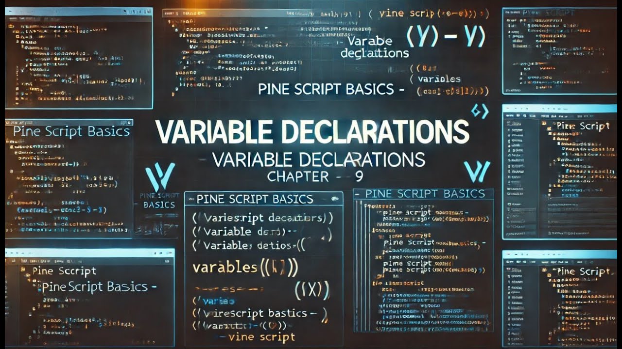 Variables Declarations Pine Script V5 Chapter 9 explain by PinecodeX