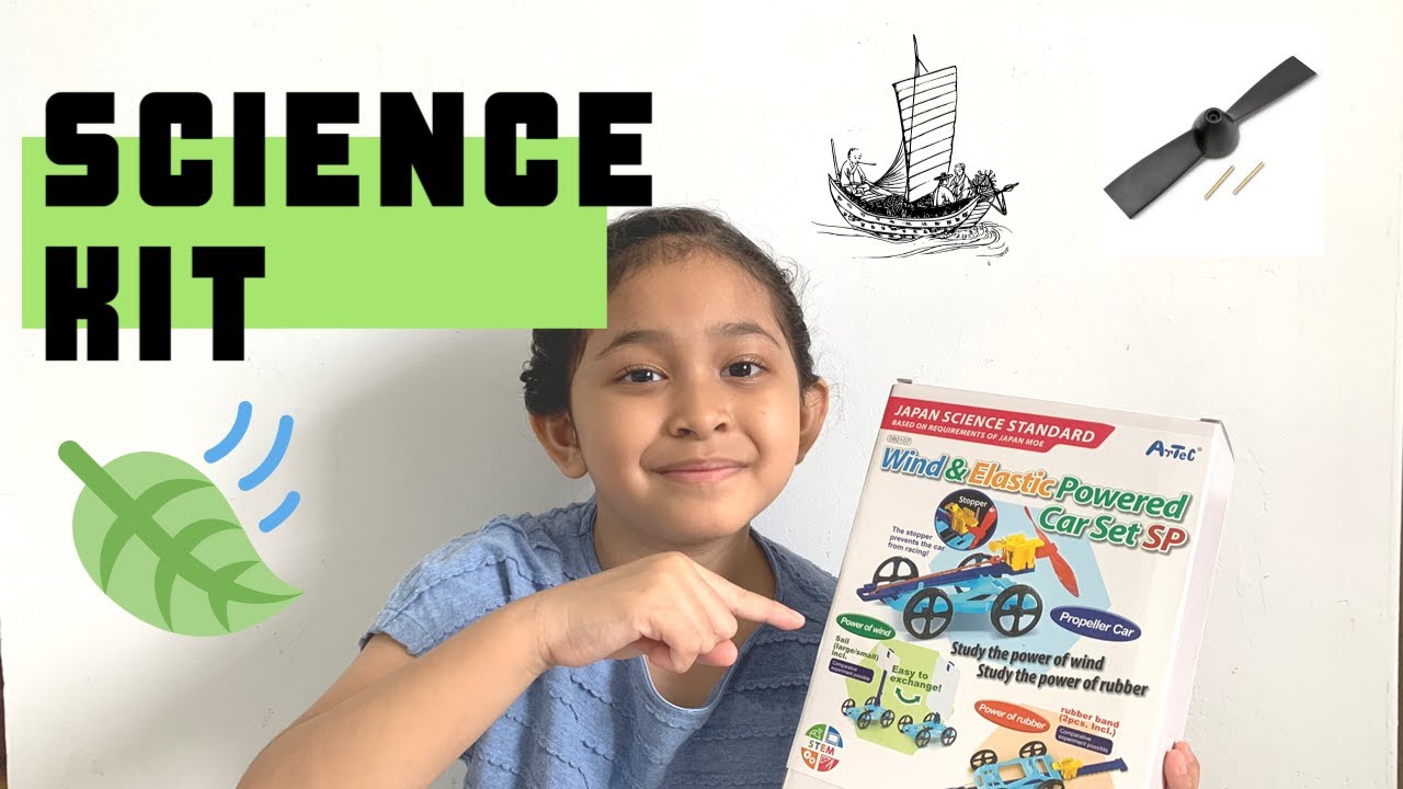 SCIENCE KIT ~+~+~+ Wind & Elastic Powered Car Set Science Kit from Tech Up Sdn Bhd (Malaysia)