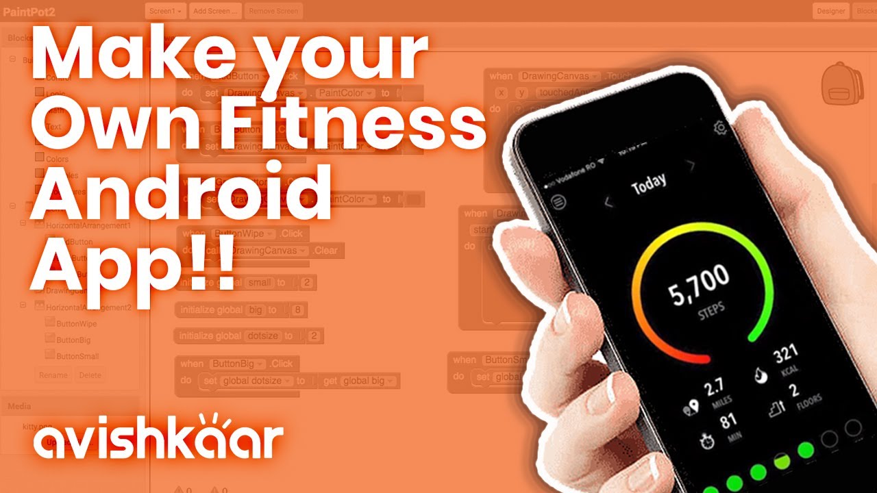 Step Counter App Android | Pedometer Sensor in MIT App Inventor | Android App Development Tutorial