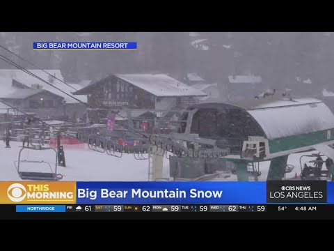 Big Bear sees plenty of snow, with more on the way