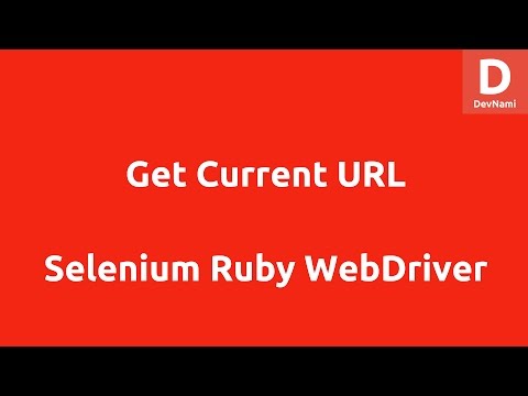Learn Selenium Ruby Get Current URL - Mind Luster