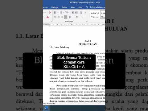 Cara Mengatur Spasi 1,5 di Untuk Skripsi #shorts #microsoftword #wordtips